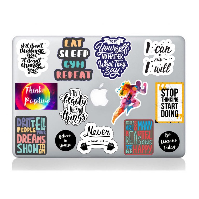 Laptop stickers | Macbook, laptop, tablet stickers | Laptop decoration